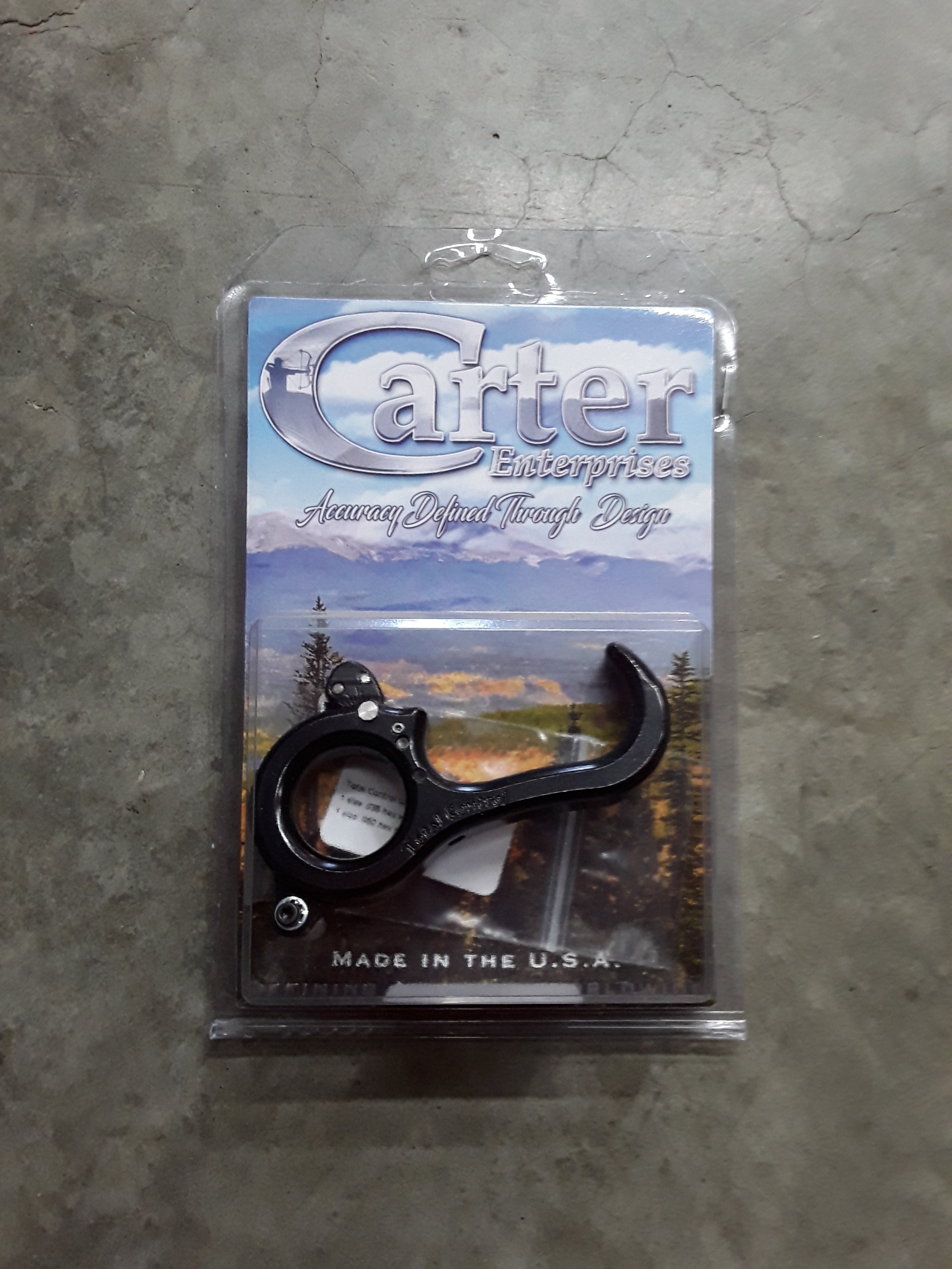 Carter TOTAL CONTROL 3-Finger Release black blue – Podium Archer