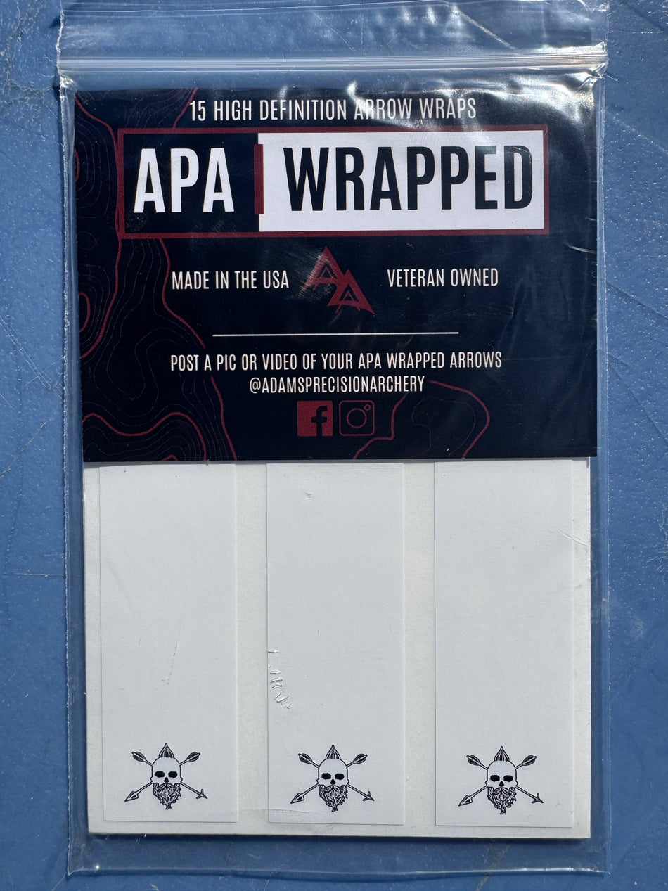 Adams Precision Archery Custom Podium Arrow Wraps – Podium Archer