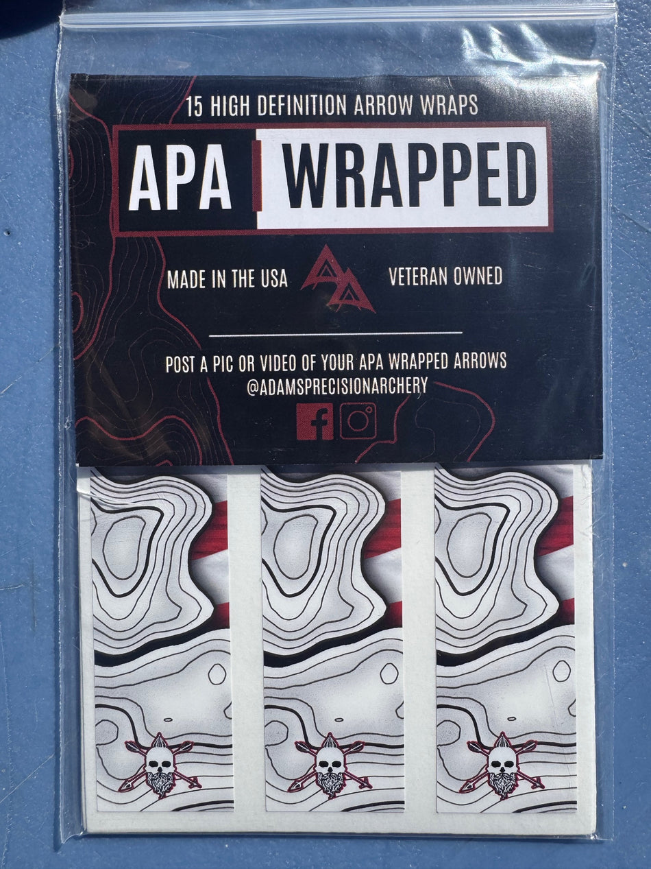 Adams Precision Archery Custom Podium Arrow Wraps – Podium Archer