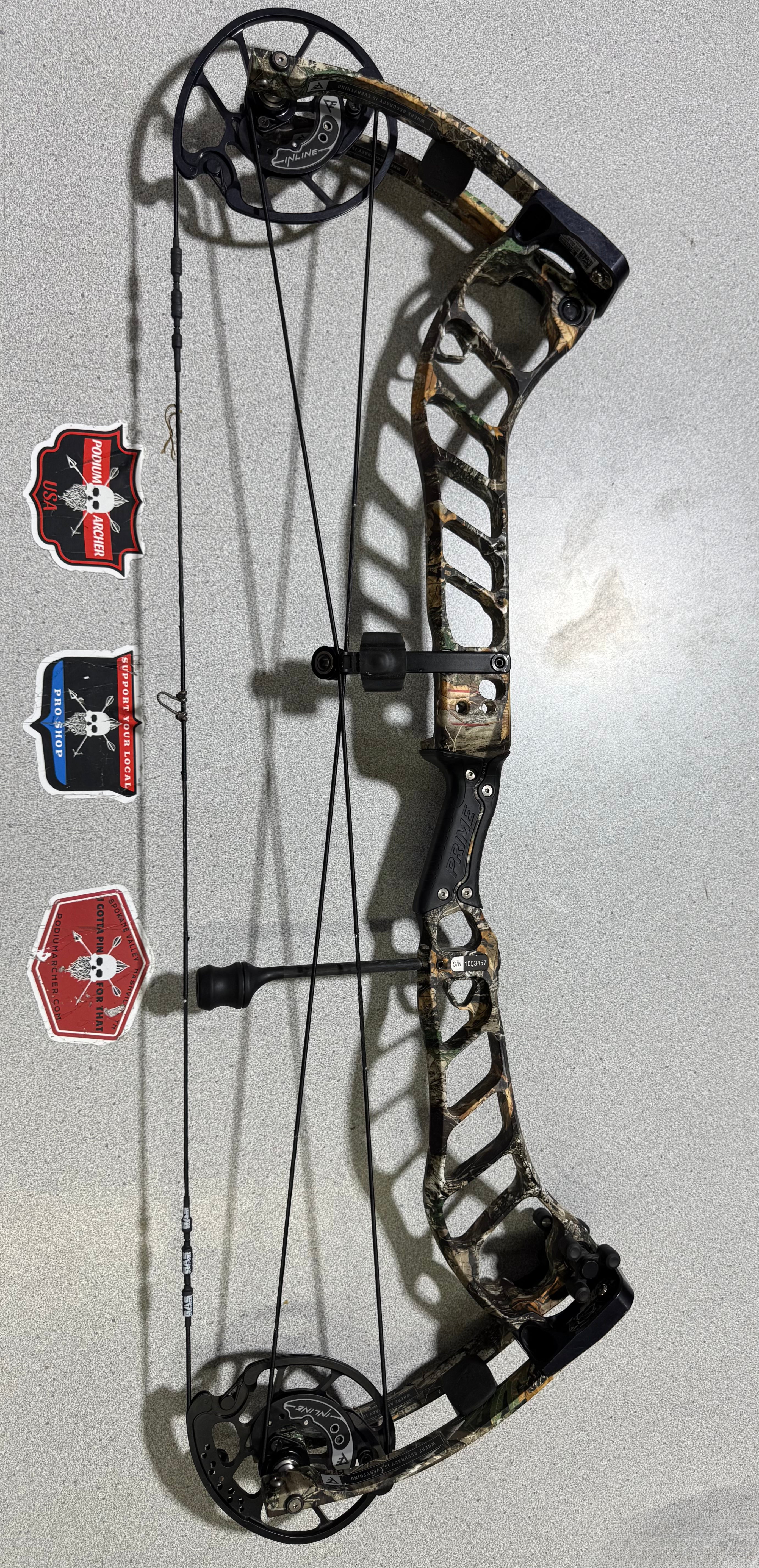 PRIME INLINE 3 RH/CAMO/65 -3457- USED BOW – Podium Archer