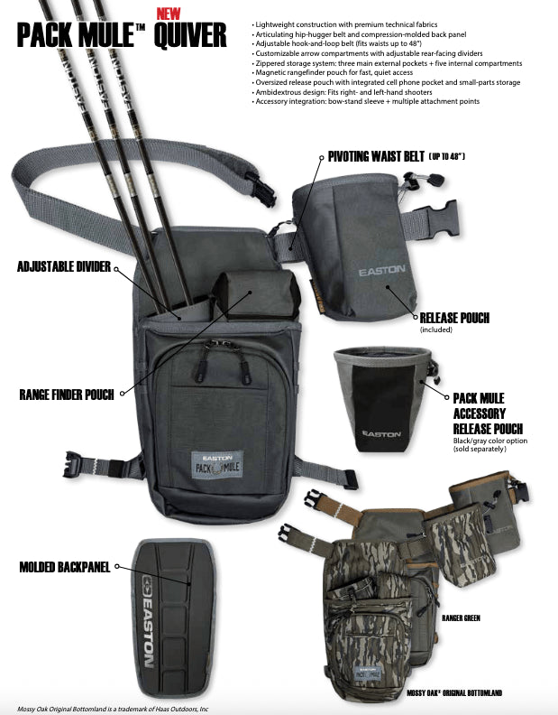 EASTON PACK MULE QUIVER – Podium Archer