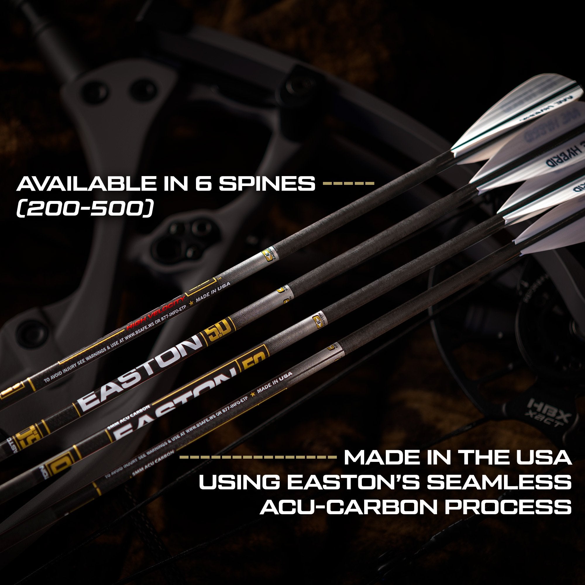 Easton 5.0 SHAFTS (dozen) Bonus-Dozen Podium Steel Field Points 5/16 1 ...