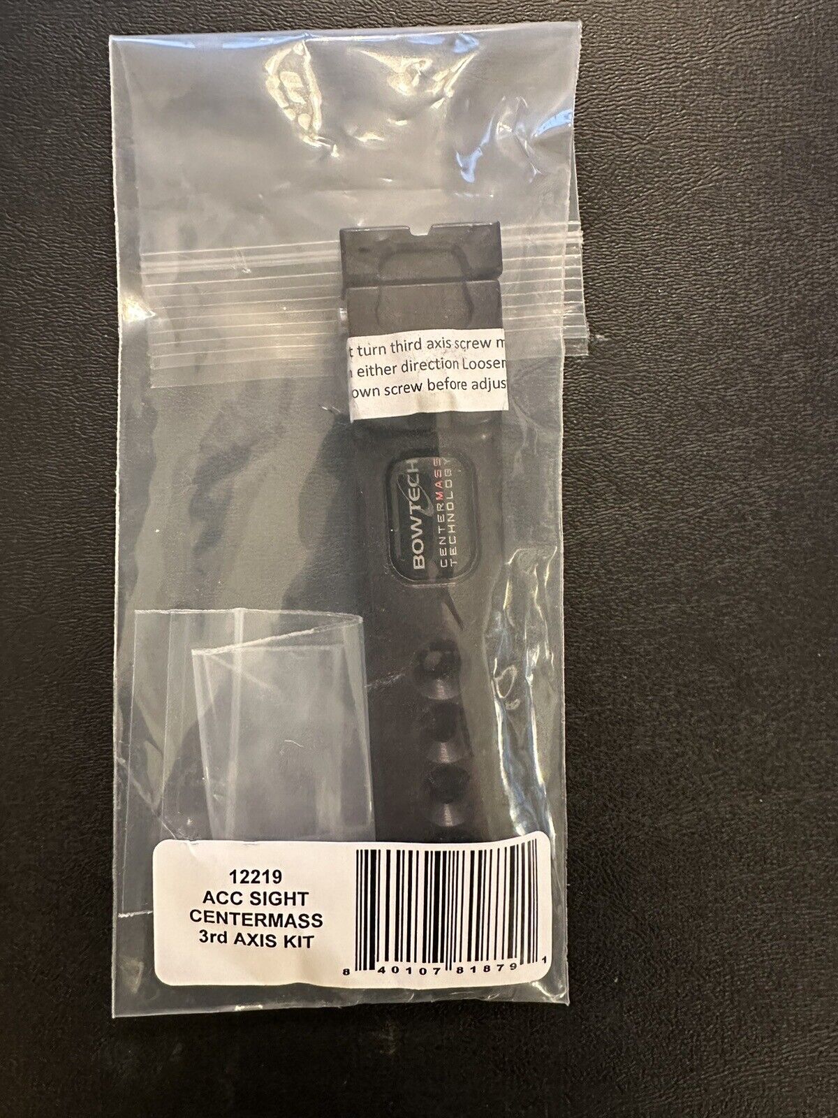 Bowtech Centermass Black Gold Dovetail Sight Bar Center Mass – Podium ...