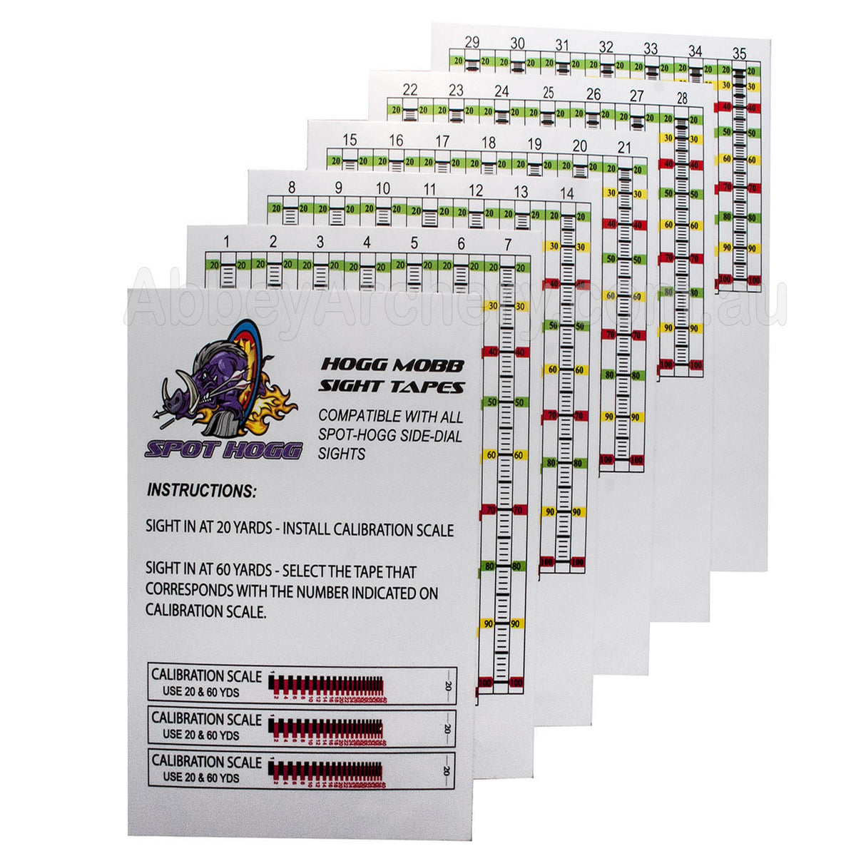 Spot-Hogg Sight Tapes – Podium Archer