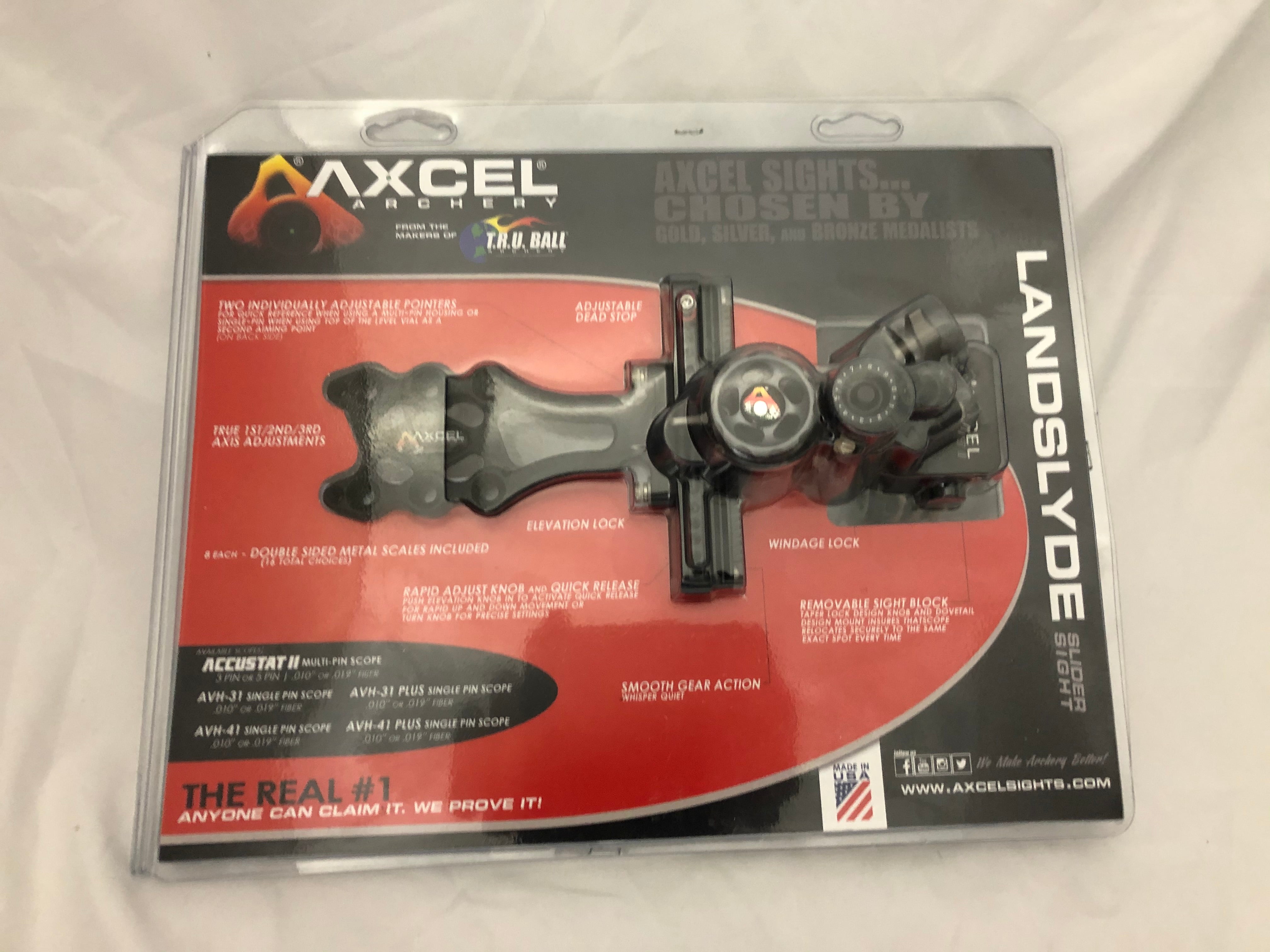 Axcel LANDSLYDE ACCUSTAT II 5 Pin .019 and .010" Right-Hand Direct Mou ...