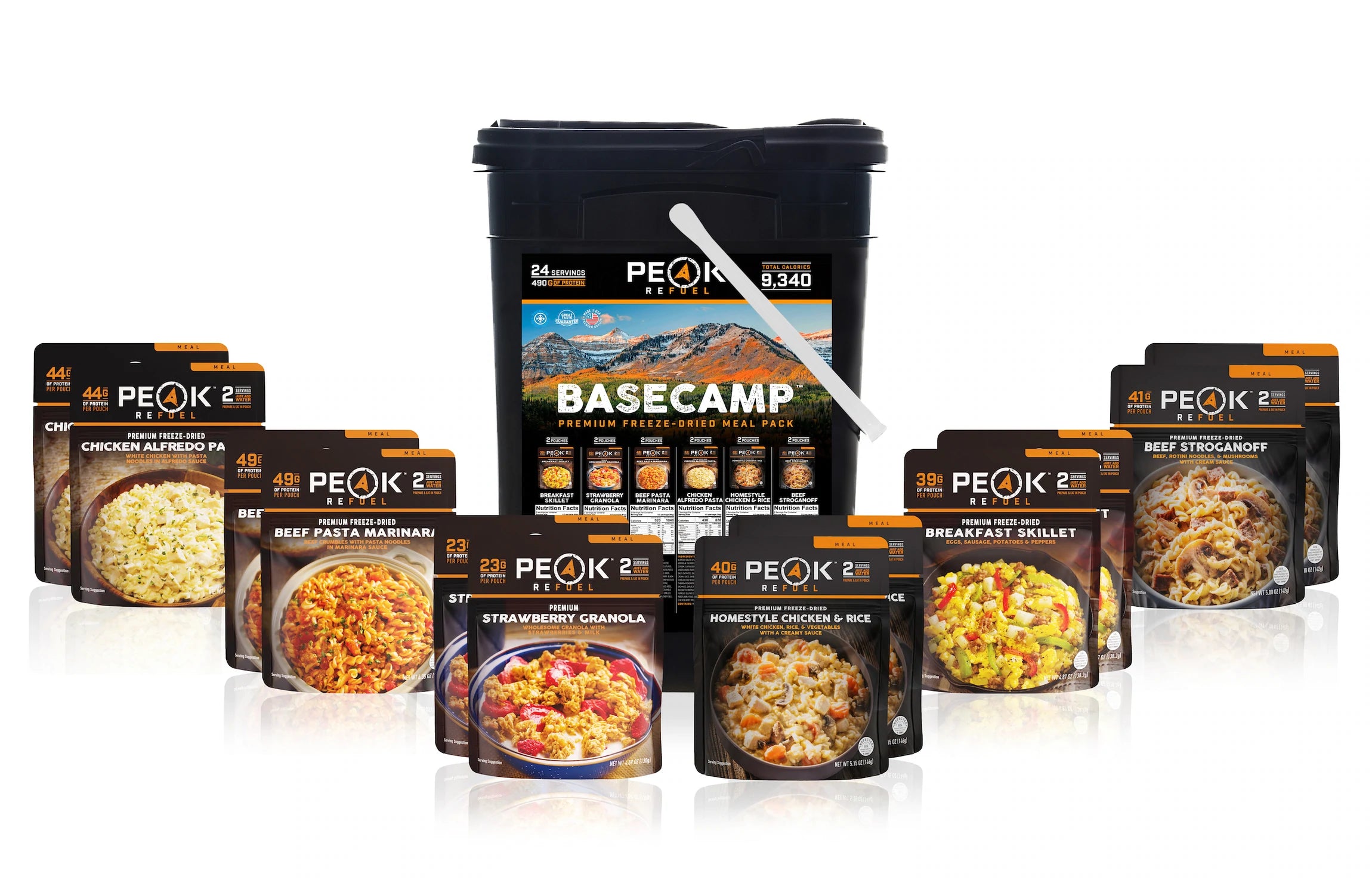Peak Refuel BASECAMP 2.0 Premium Meals COMBO PACK – Podium Archer